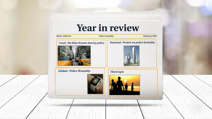Year in review by janiece johnson on Prezi