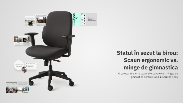 Statul în sezut la birou: Scaun ergonomic vs. minge de gimnastica by ...