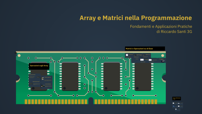 Santi Riccardo 3G_Array e Matrici nella Programmazione by Riccardo Santi on Prezi