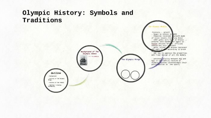 Olympic History: Symbols and Traditions by Sharon Salim on Prezi