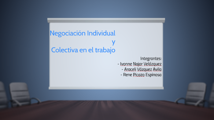 Negociación Individual en el trabajo by rene picazo on Prezi