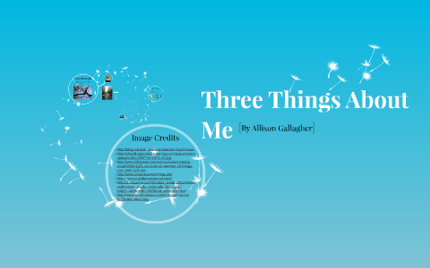 Three Things About Me by Allison Gallagher on Prezi