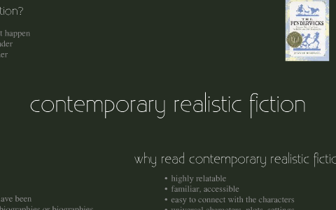 Contemporary Realistic Fiction by Jennifer Edstrom on Prezi