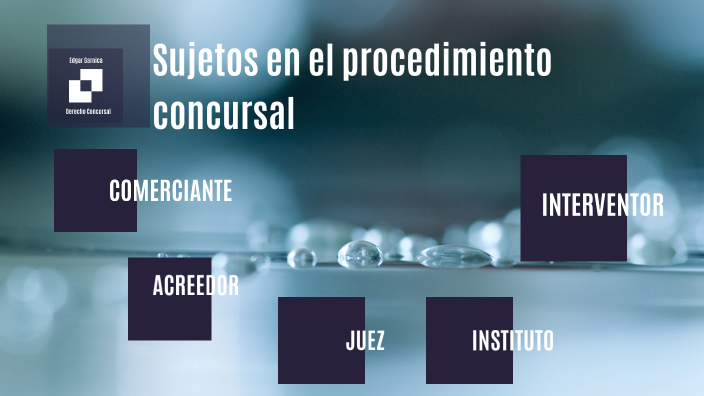 SUJETOS EN EL PROCEDIMIENTO CONCURSAL by Edgar Garnica on Prezi