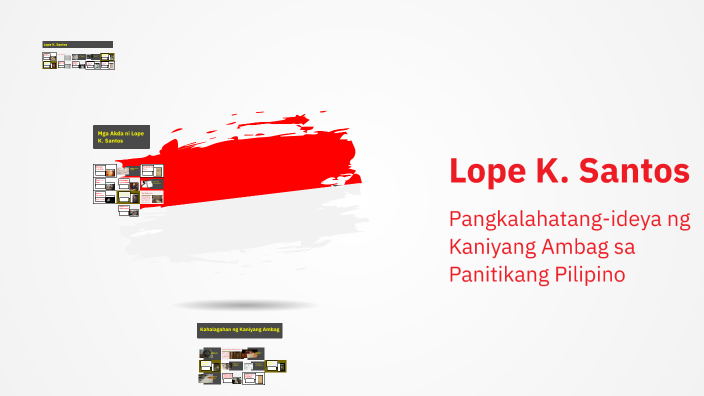 Lope K. Santos by Russell Amparo on Prezi