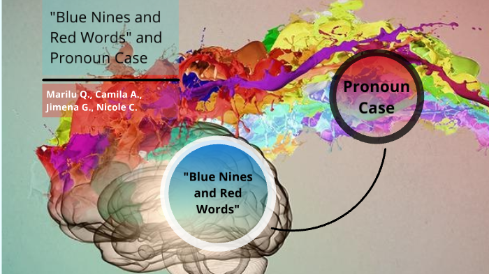 Pronoun Case + Blue Nines and Red Words by Marilu Quintero on Prezi