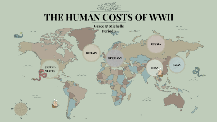 The Human Costs of WWII by Michelle Le on Prezi
