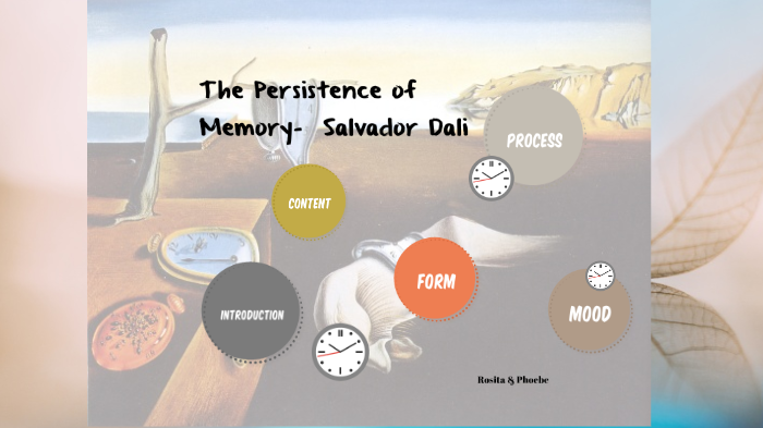 The Persistence of Memory- Salvador Dali by Rosita Zhao on Prezi
