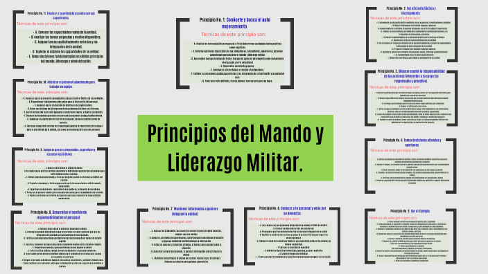 Principios de Mando y Liderazgo Militar. by Adolfo Rocael Lopez Perez ...