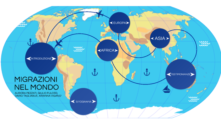 MIGRAZIONI NEL MONDO by giulio fulcro on Prezi