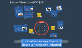 Inventos más importantes desde la Revolución Industrial by José Juan ...