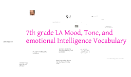 7th grade mood, tone, emotional intelligence vocabulary by sophie ...