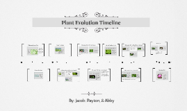 Plant Evolution Timeline by Abby Opsal on Prezi