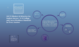 ASCA Mindsets & Behaviors for Student Success: K-12 College by Lynn ...