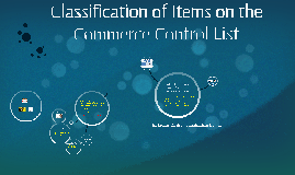 Structure of the Commerce Control List (CCL) by Kenneth Whaley on Prezi