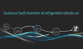 Gustavus Swift invention of refrigerated railrode car by svetlana komar ...
