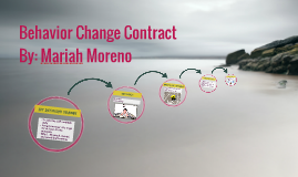 Behavior Change Contract by Mariah Moreno on Prezi