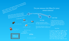 Mars travel brochure by Mica Imbert on Prezi
